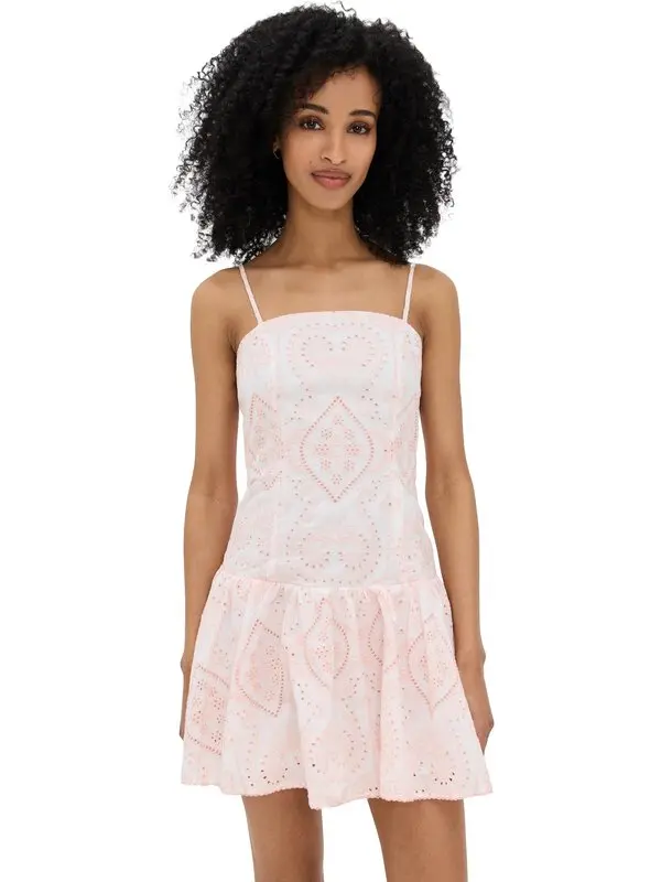 Endless Rose Eyelet Mini Dress - Pink