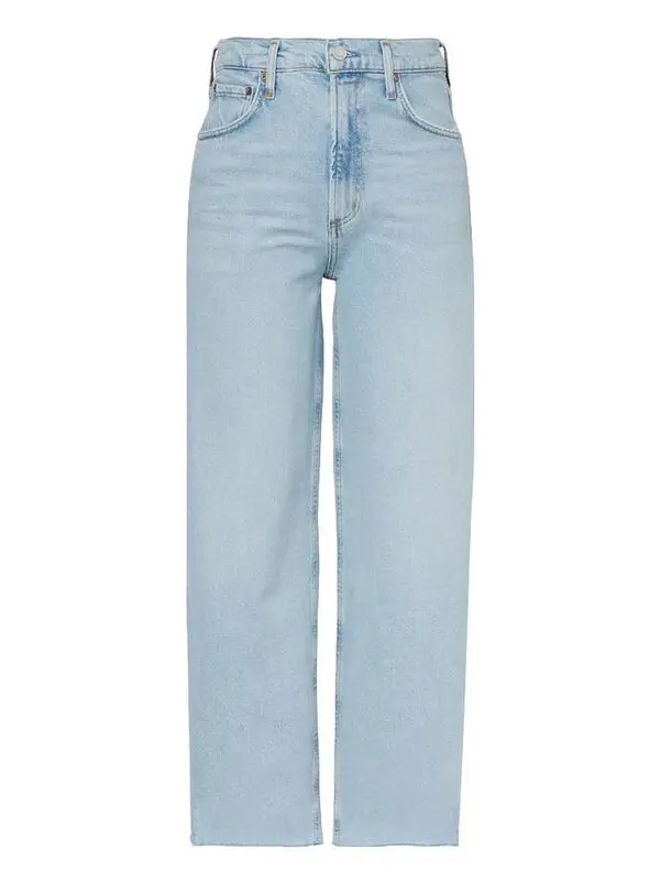 AGOLDE Ren High-rise Wide-leg Jeans - Blue