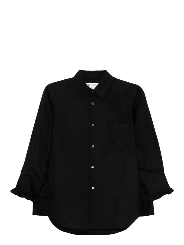 Comme Des Garçons Cotton Shirt - Black