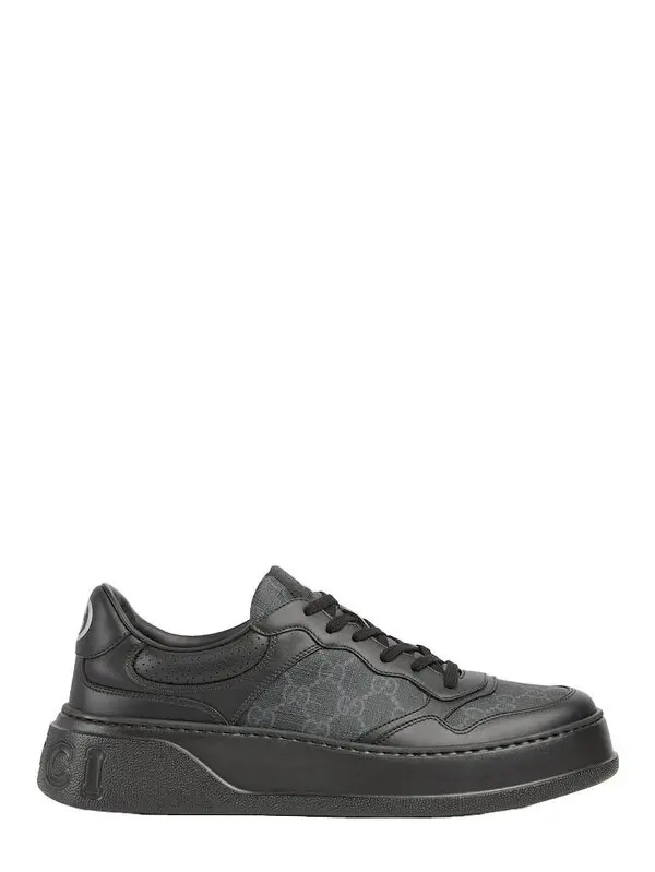 Gucci Chunky Sneaker With Gg Supreme Canvas - Black