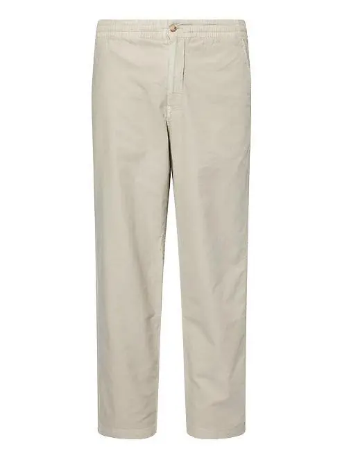 Ralph Lauren Straight-leg Cotton-poplin Trousers - Olive