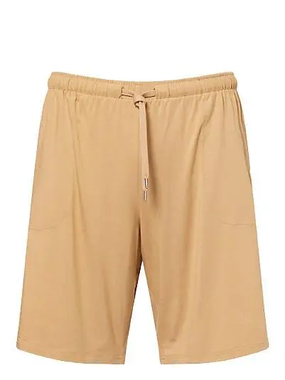 Derek Rose Relaxed-fit Stretch-modal Lounge Shorts - Camel
