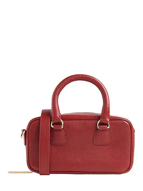 Whistles Lois Bowling Leather Cross-body Bag - Red