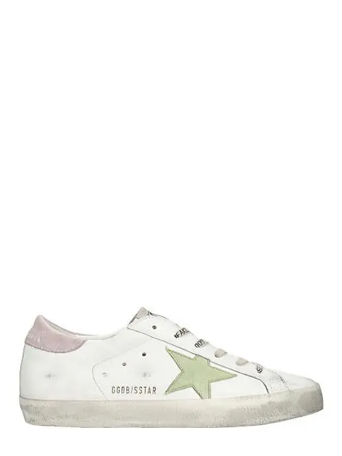 GOLDEN GOOSE Super-star 12120 Leather Low-top Trainers - White/comb