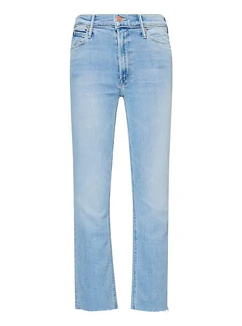 MOTHER Dazzler Ankle Fray Jeans - Blessing In Disguise