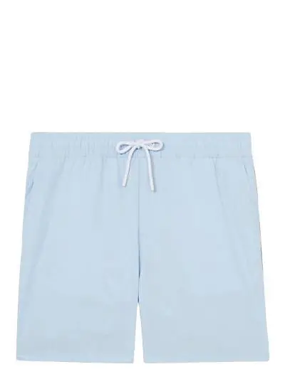 REISS Cliff Drawstring Swim Shorts - Soft Blue