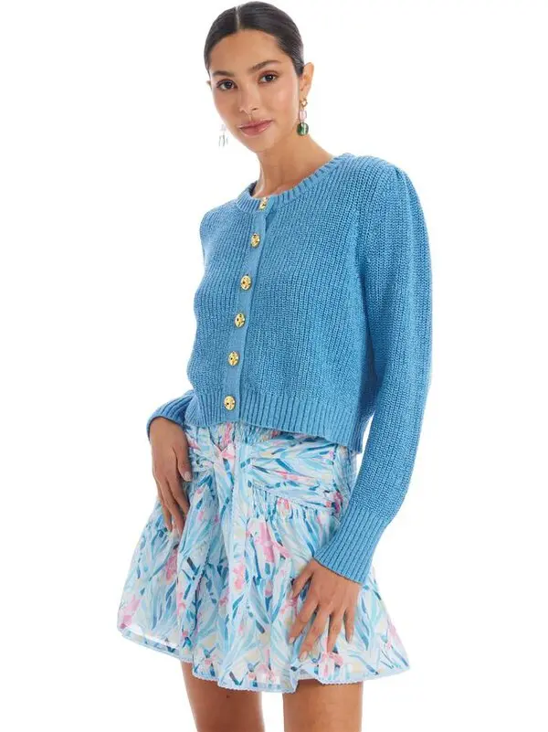 Allison Gia Cardigan - Blue