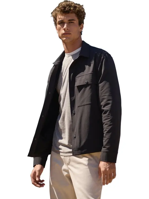 Vuori Lawson Tech Shirt Jacket - Black