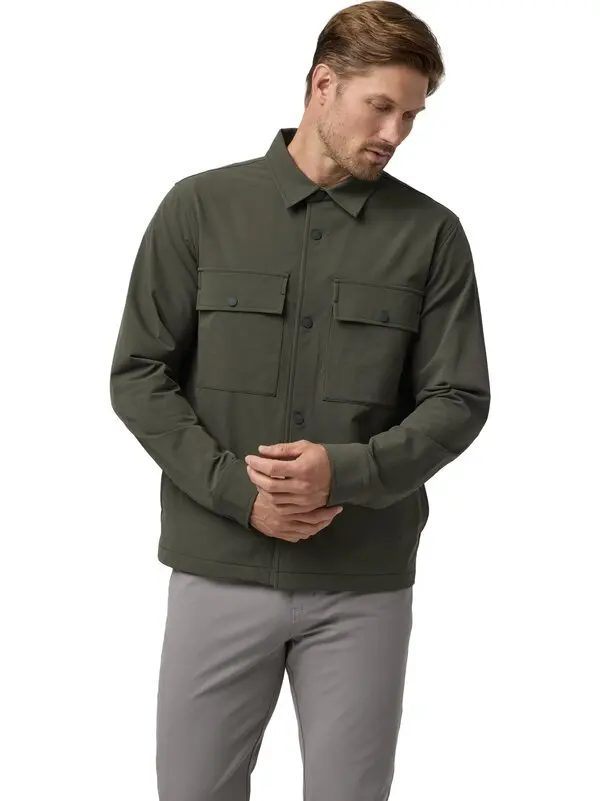 Vuori Lawson Tech Shirt Jacket - Oregano