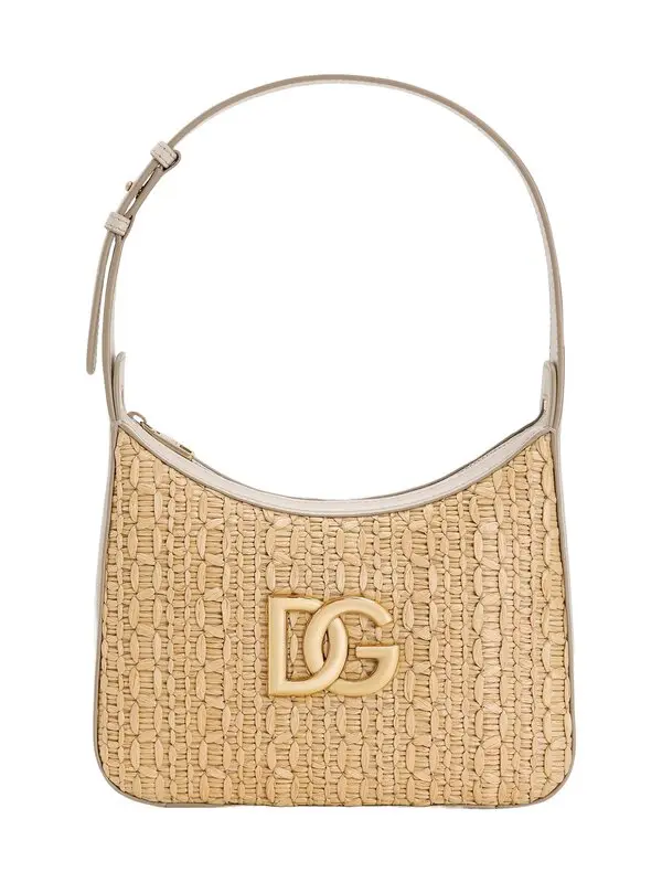 Dolce & Gabbana Rafia Crochet Shoulder Bag - Multicolor