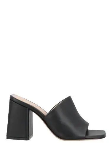 GIANVITO ROSSI Soft Leather Sandals - Black