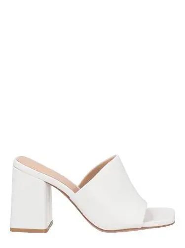 GIANVITO ROSSI Soft Leather Sandals - White