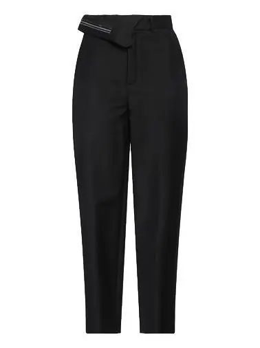 Fendi Mohair Wool Tapered Pants - Black