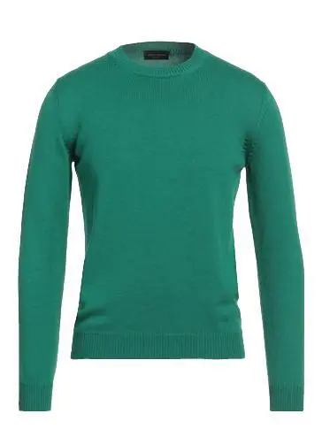 ROBERTO COLLINA Merino Wool Crewneck Sweater - Green