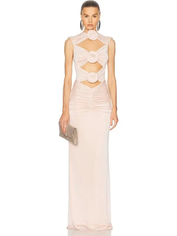Marianna Senchina Tender Maxi Dress - Champagne