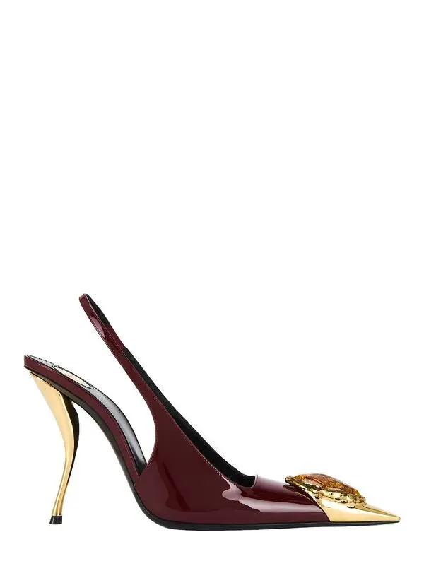 Saint Laurent Loulou Pump - Lust Red