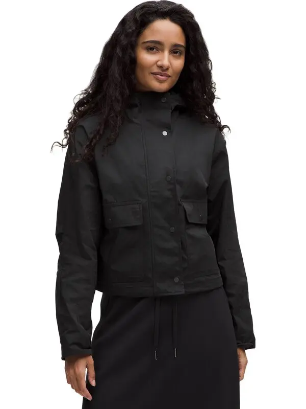 Lululemon Cropped Utility Windbreaker - Black