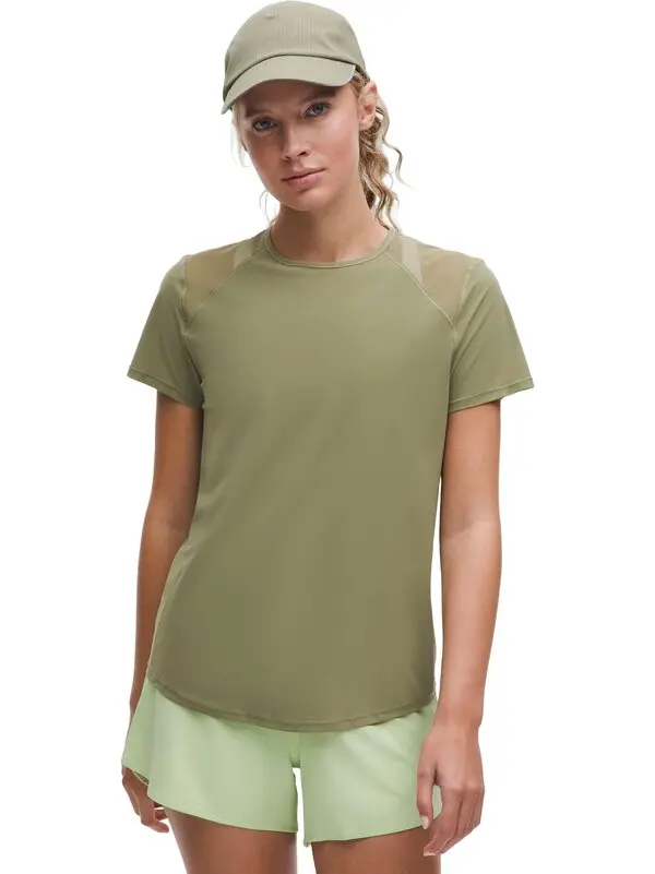 Lululemon Sculpt Short-sleeve Shirt - Bay Leaf