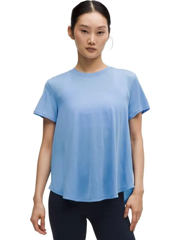 Lululemon Lightweight Split-back Training T-shirt - Pool Party