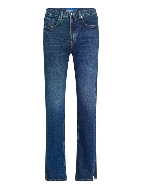 Karl Lagerfeld High-rise Straight Jeans - Blue