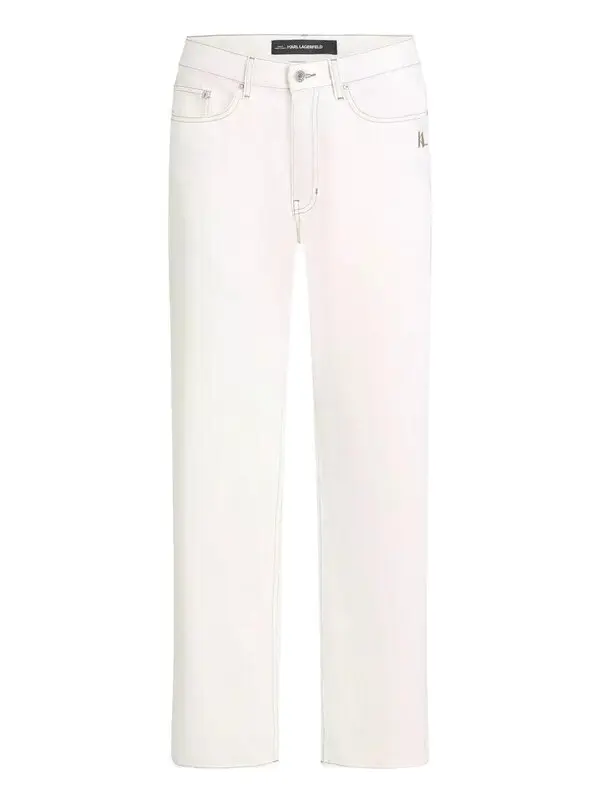 Karl Lagerfeld Straight-leg Jeans - White