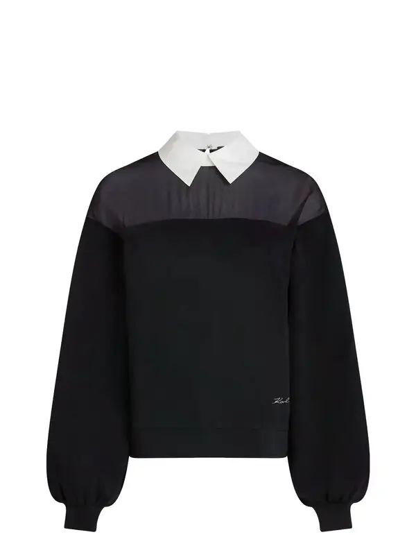 Karl Lagerfeld Logo-print Sweatshirt - Black