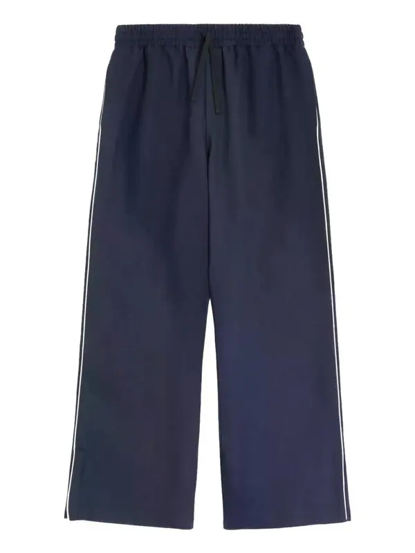 Valentino Garavani Vlogo Signature-patch Track Pants - Blue