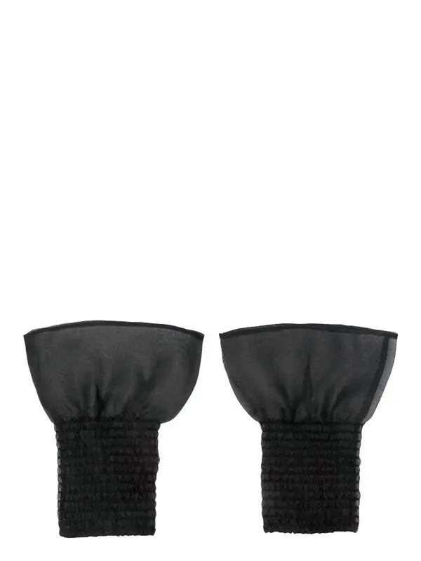 GANNI Organza Cuffs - Black