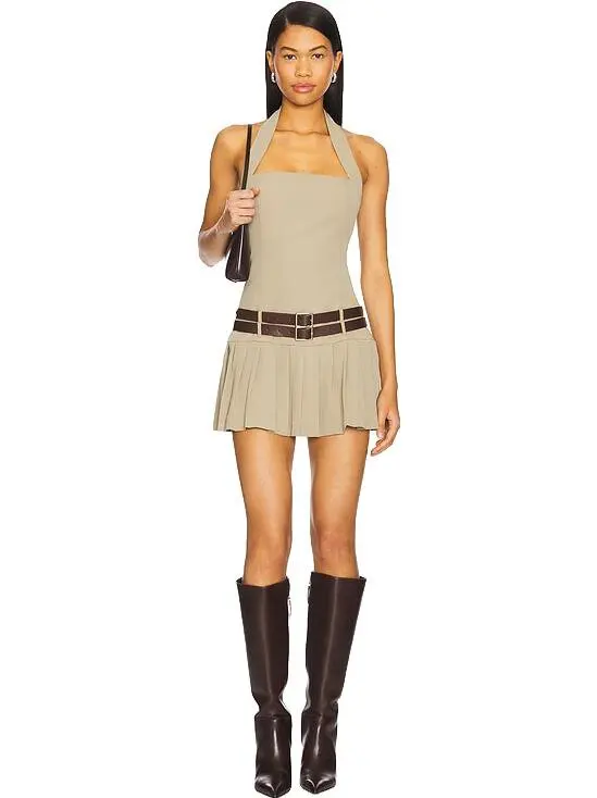 CAMILA COELHO Jila Mini Dress - Sage