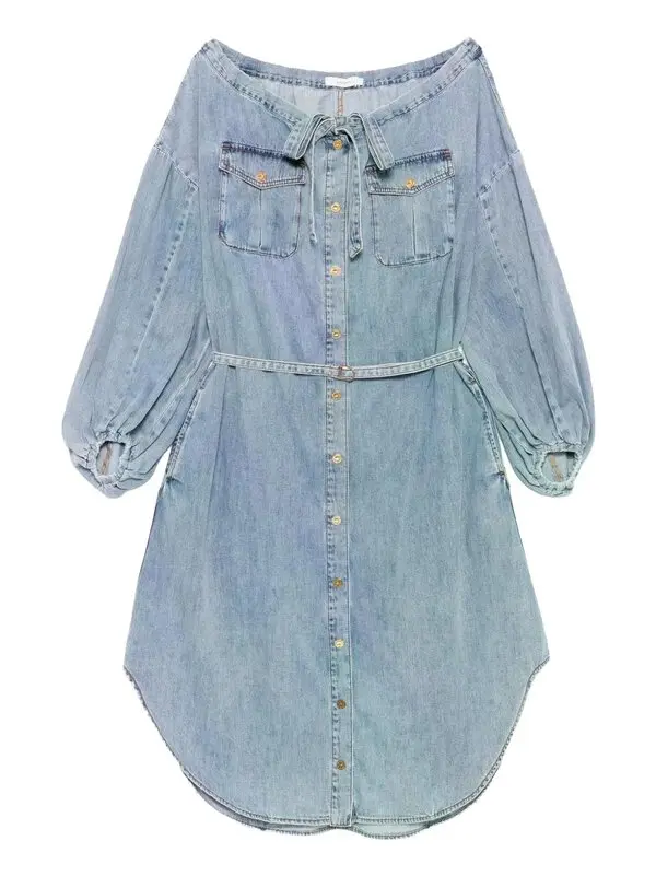 Zimmermann Denim Midi Tunic - Blue
