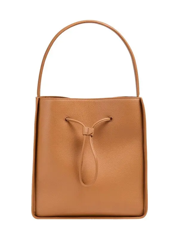 3.1 Phillip Lim Soleil Large Pebbled-leather Bucket Bag - Camel