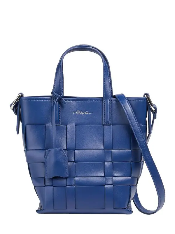 3.1 Phillip Lim Odita Mini Woven Bucket Bag - Indigo