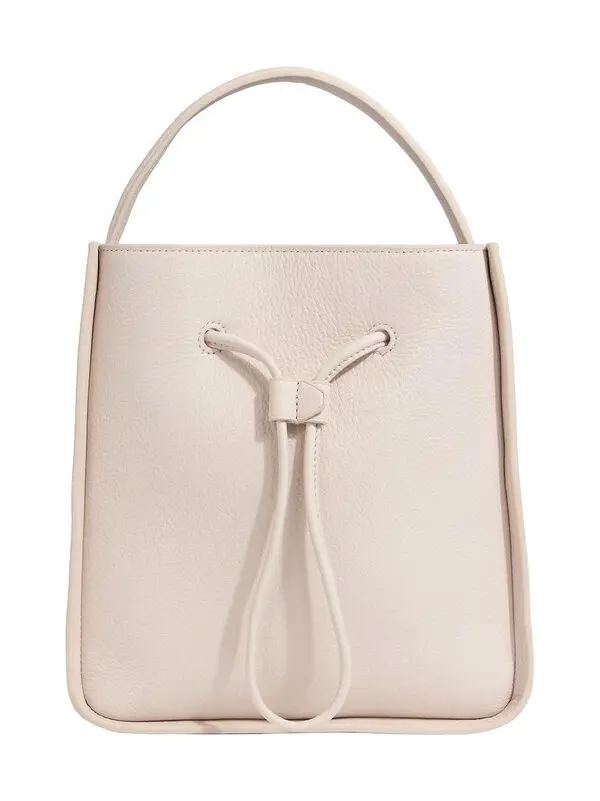 3.1 Phillip Lim Soleil Small Pebbled Leather Bucket Bag - Ecru