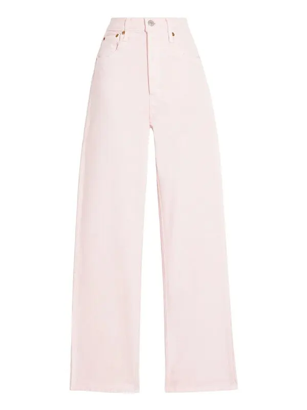 RE/DONE 90s High-rise Straight-leg Jeans - Baby Pink