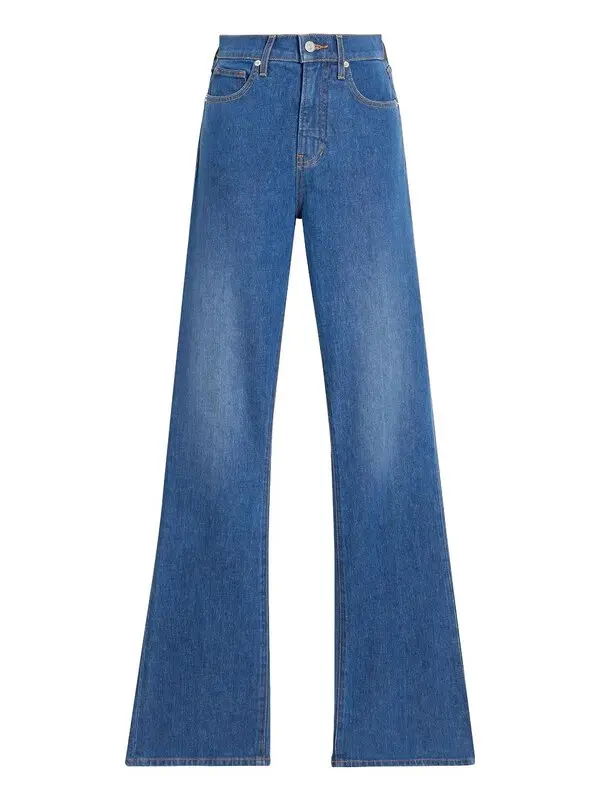 Veronica Beard Cameron High-rise Bootcut Jeans - Mid Denim