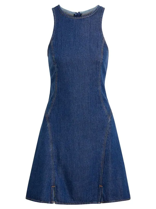 RE/DONE Denim Mini Dress - Dark Denim