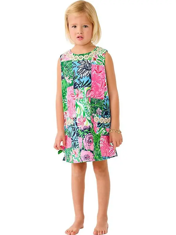 Lilly Pulitzer® Little Lilly Classic Shift Dress - Multi Party Punch Patch