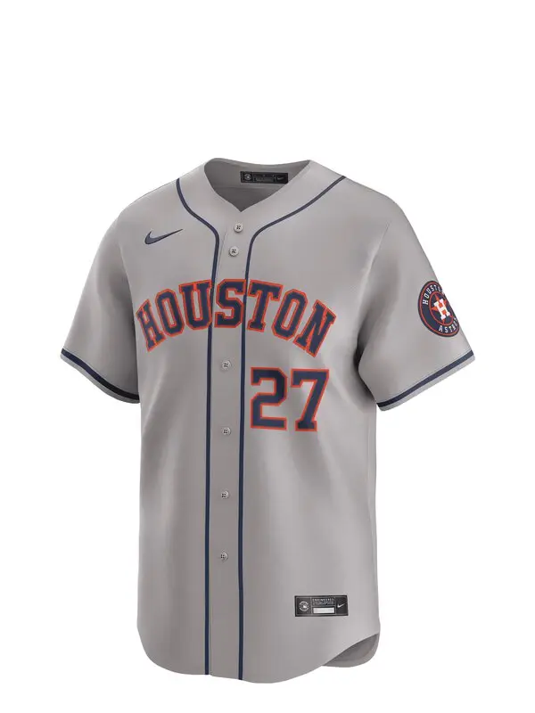 Nike Jose Altuve Houston Astros Dri-fit Adv Mlb Limited Jersey - Grey