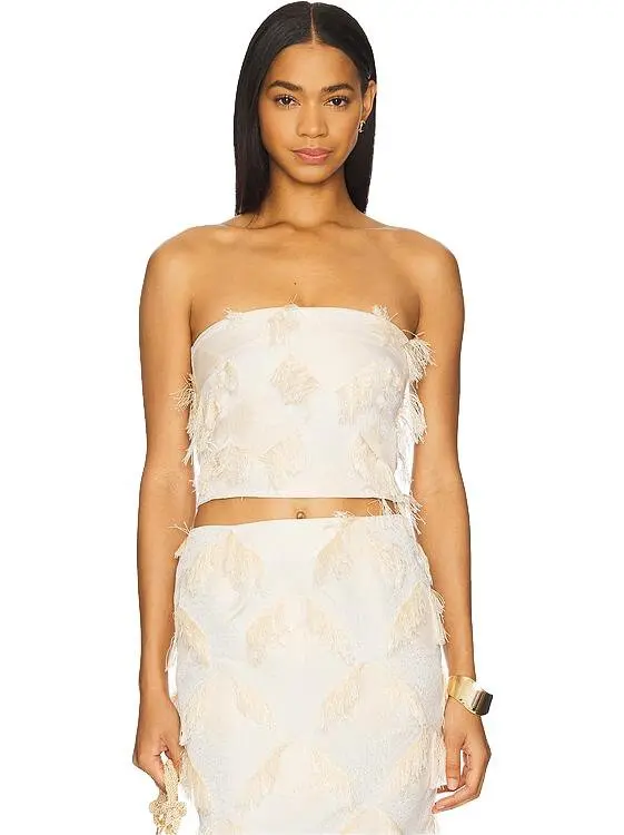 Paris Georgia Iona Tube Top - Cream