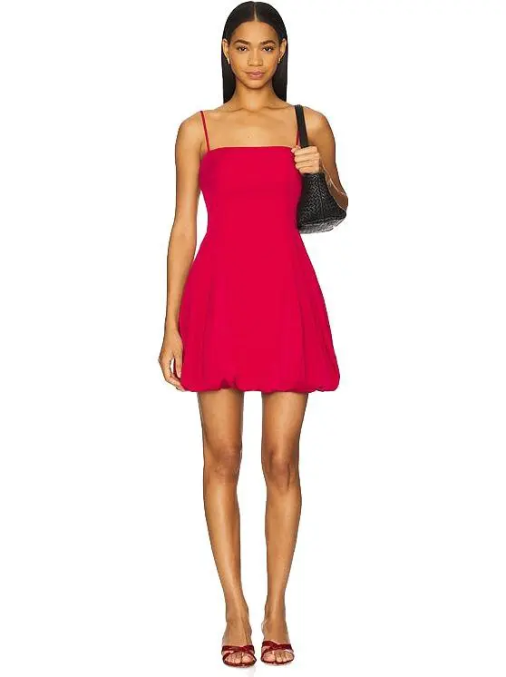 Faithfull The Brand Lera Mini Dress - Raspberry