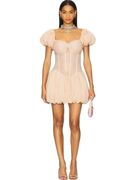 ANIYE RECORDS Sally Balloon Dress - Nude