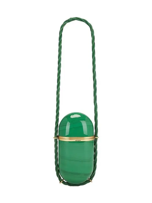Cult Gaia Amulet Clutch - Deep Basil