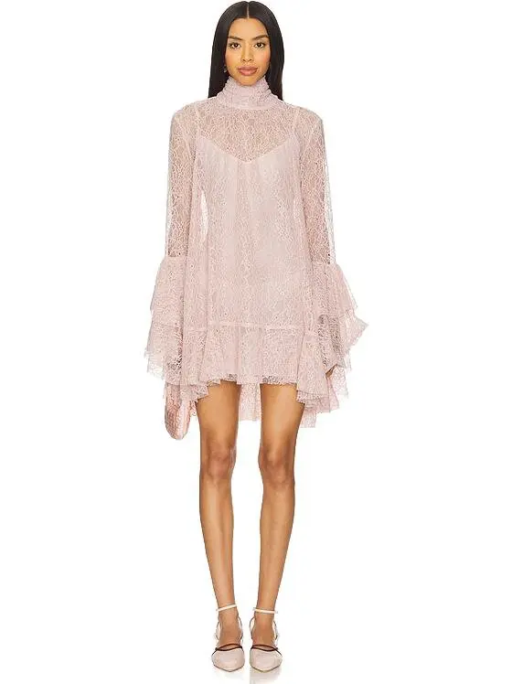 CAMILA COELHO Norma Mini Dress - Dusty Pink