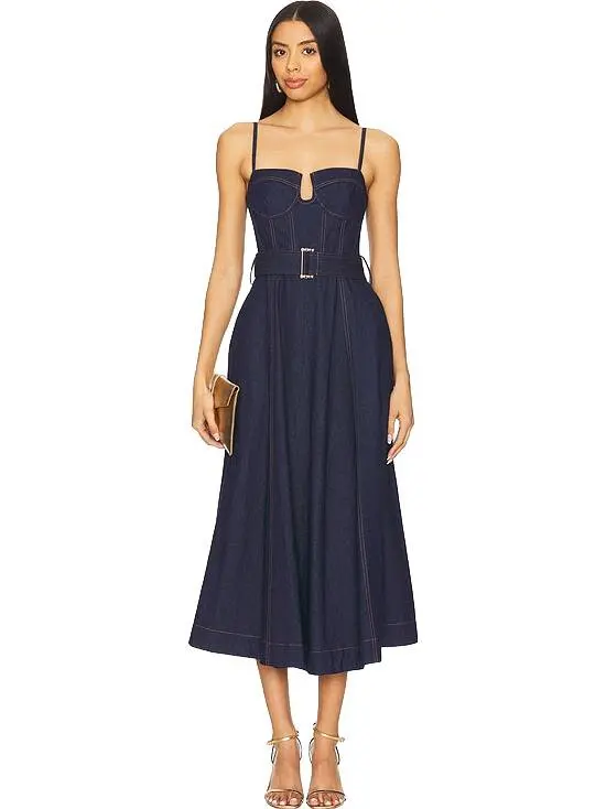 KARINA GRIMALDI Maverick Denim Dress - Blue Denim