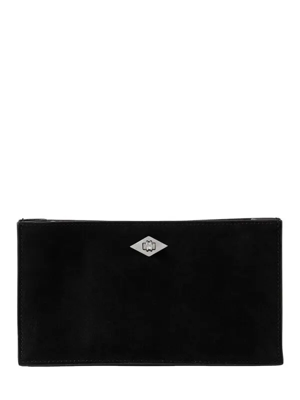 METIER Ease Suede Clutch - Black