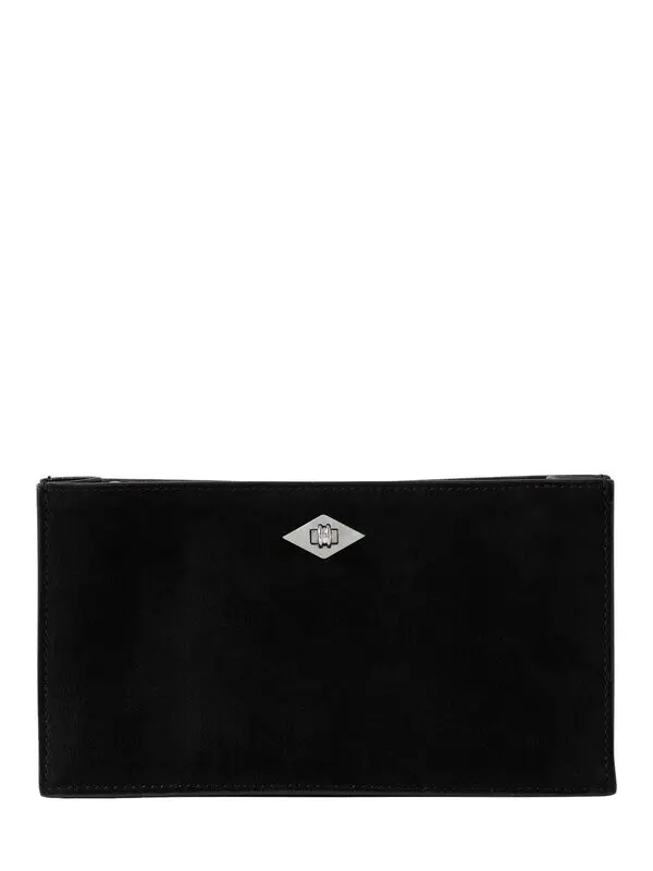 METIER Ease Suede Clutch - Black