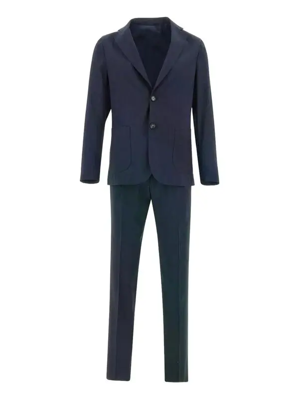 BARBA NAPOLI Wool Suit - Blue