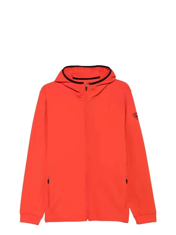 Rossignol Rubberised-logo Hoodie - Orange