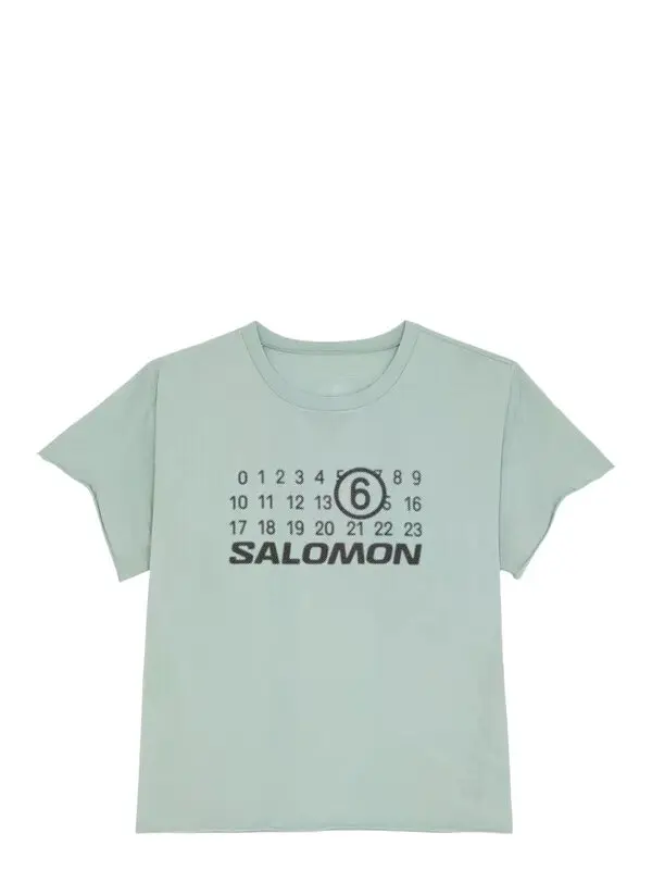 MM6 MAISON MARGIELA X SALOMON Logo-print T-shirt - Green