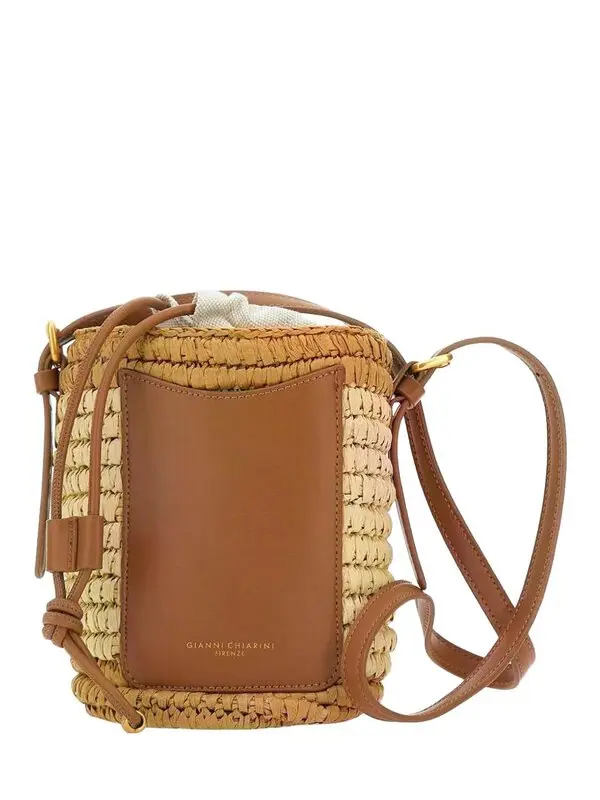 GIANNI CHIARINI Mae Bucket Bag - Neutrals